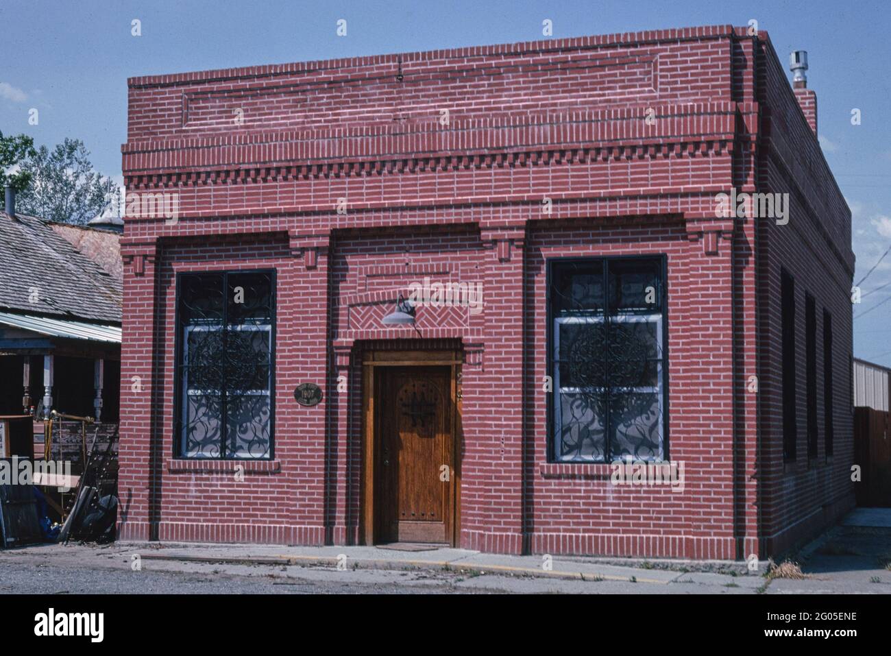 2000s United States - Bank, Reed Point, Montana 2004 Stock Photo - Alamy