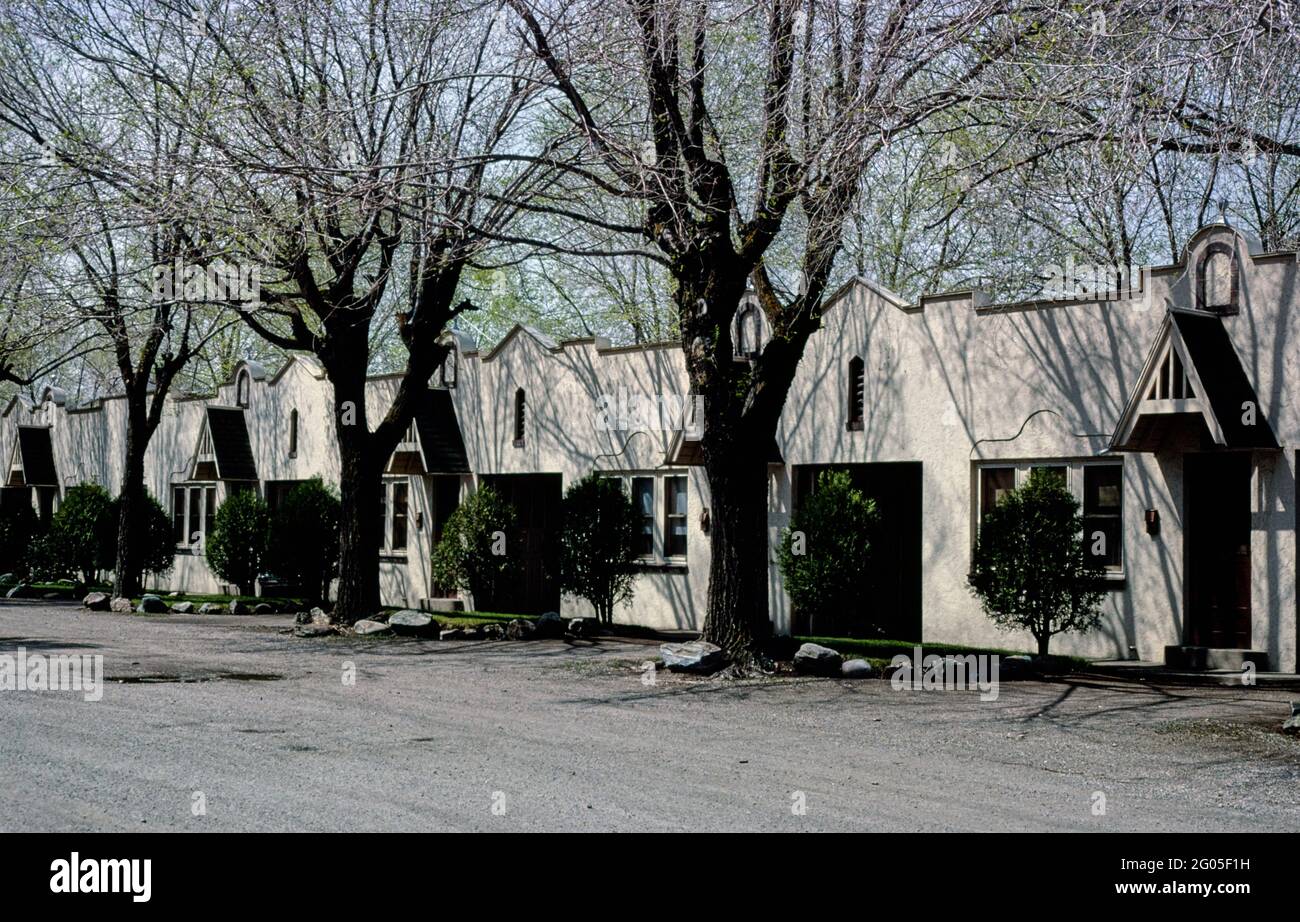 1980s United States - Mountain View Motel, Ogden, Utah 1980 Stock Photo ...