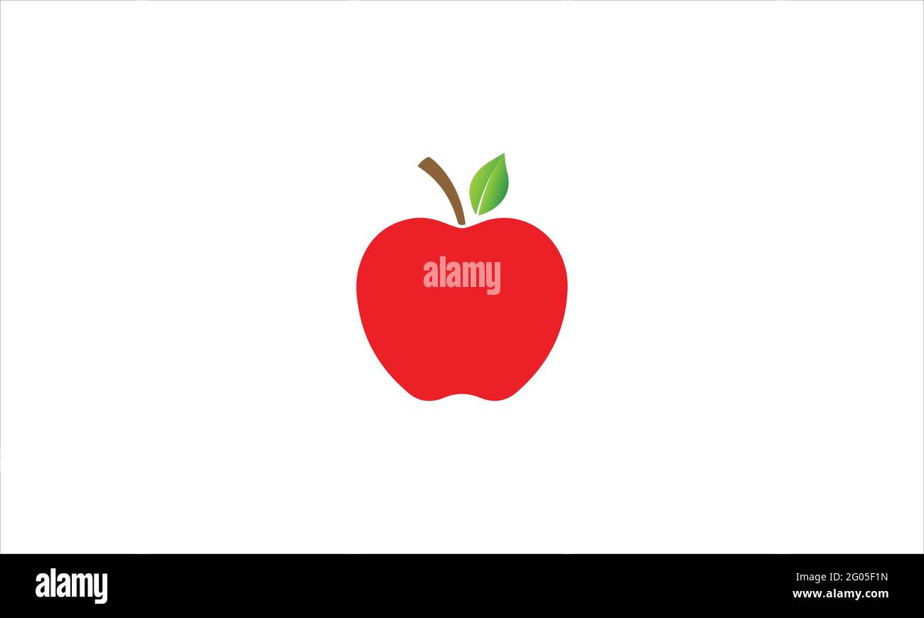 Red Apple icon Logo design vector illustration symbol Stock Vector ...