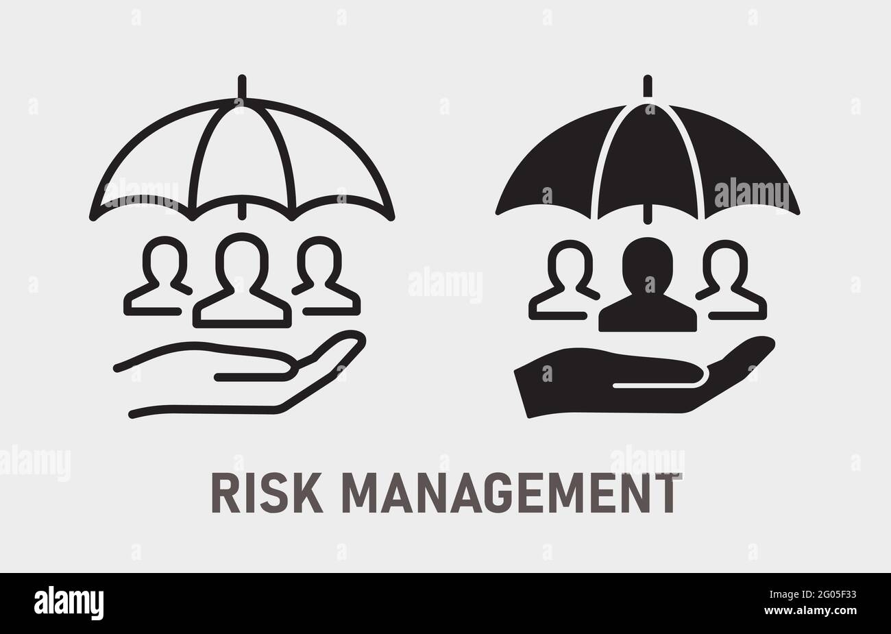 Risk management vector vectors hi-res stock photography and images - Alamy