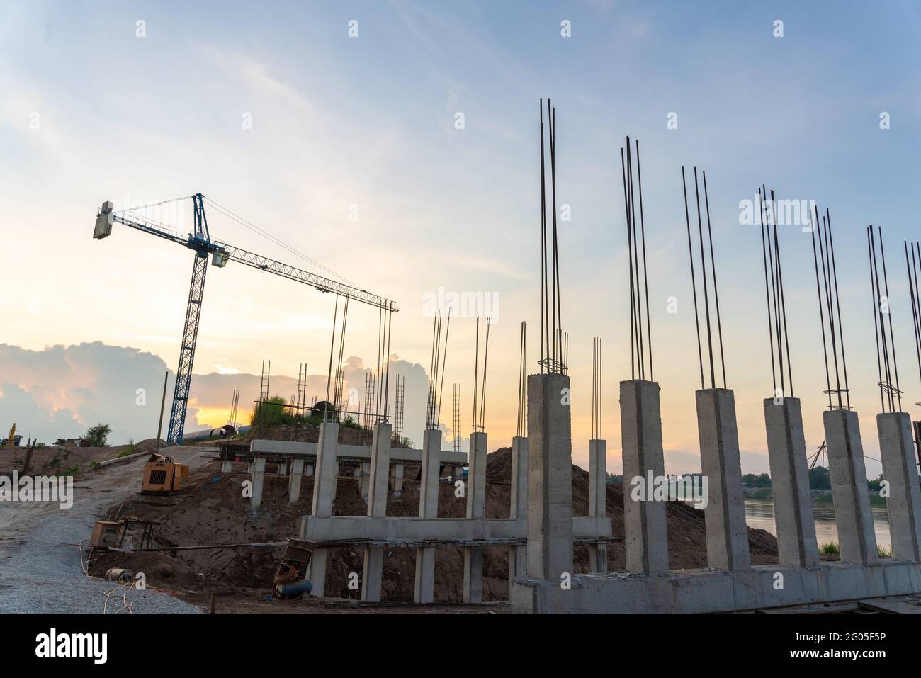Retaining Wall Concrete Column