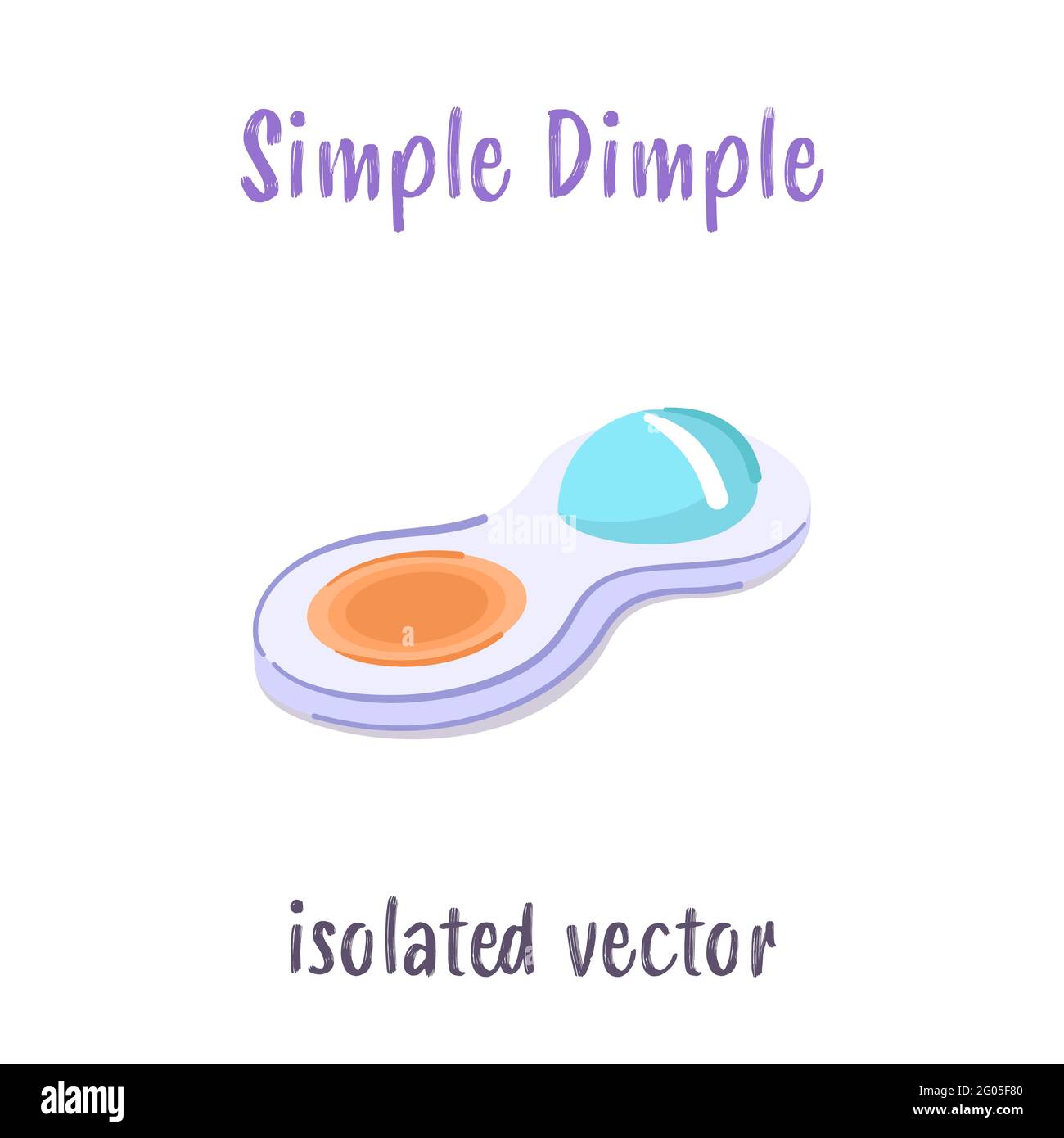 Simple Dimple, antistress fidget toy. Vral funny sensory game for kids ...