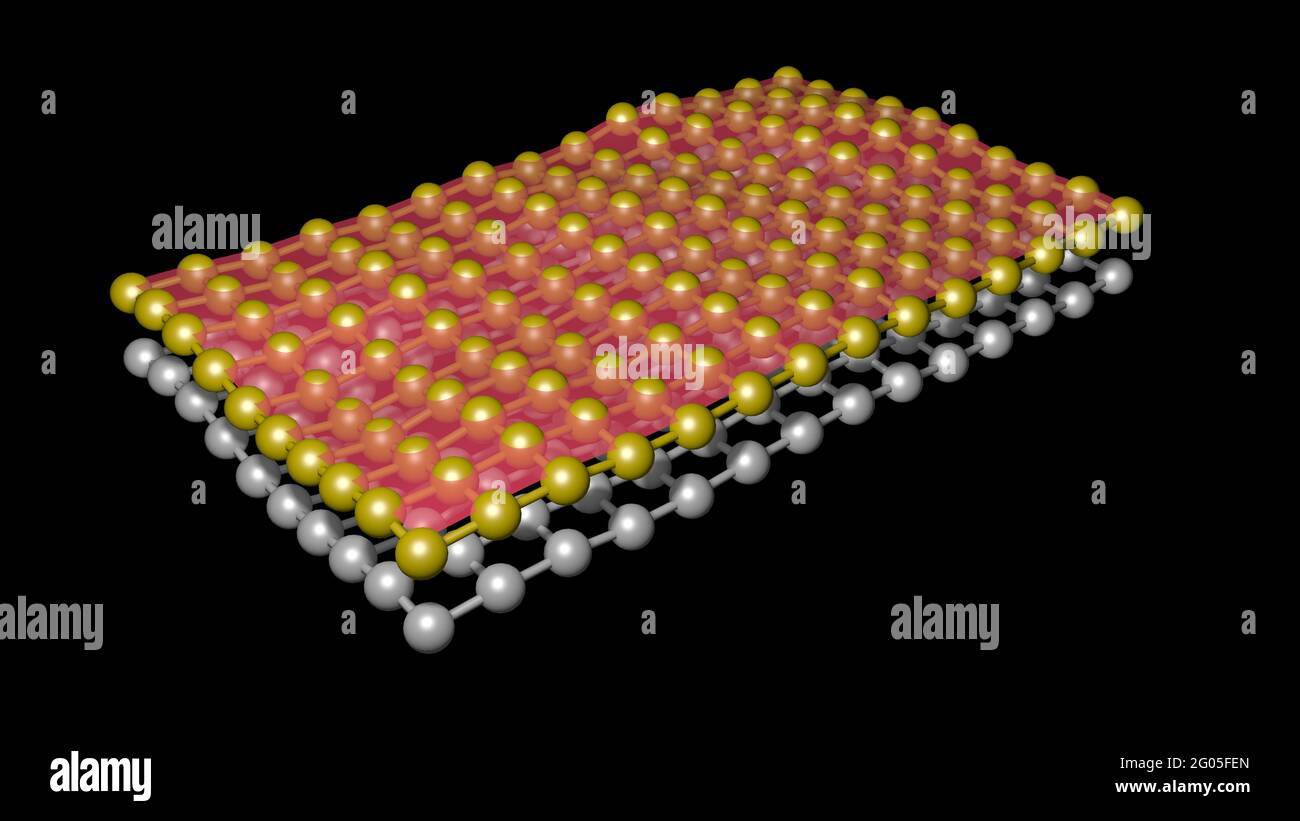 Nanosheets , molecular layers . 3d render illustration Stock Photo - Alamy