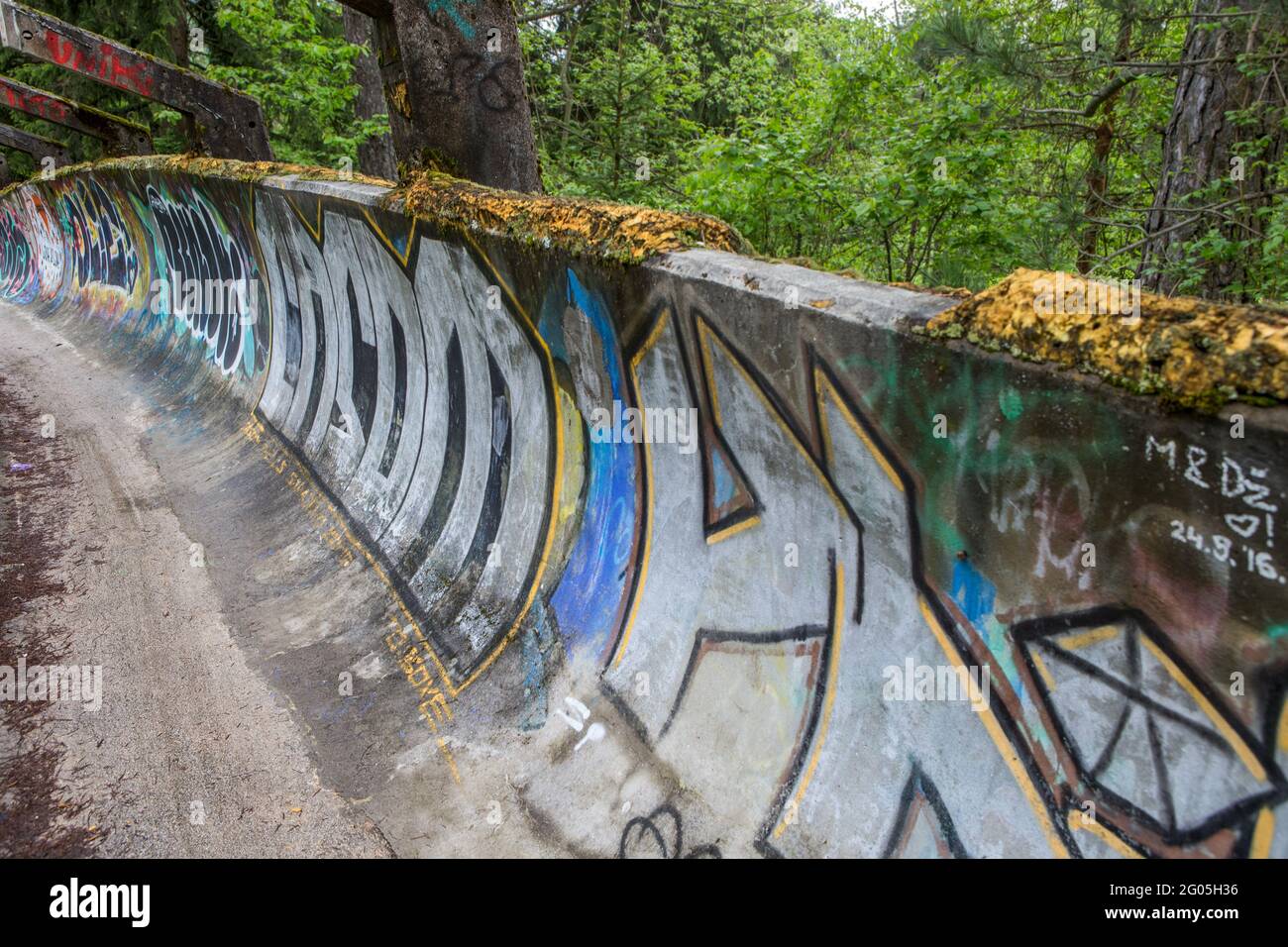 1984 Sarajevo Olympic Bobsleigh and Luge Track, Bosnia, Bosnia and ...