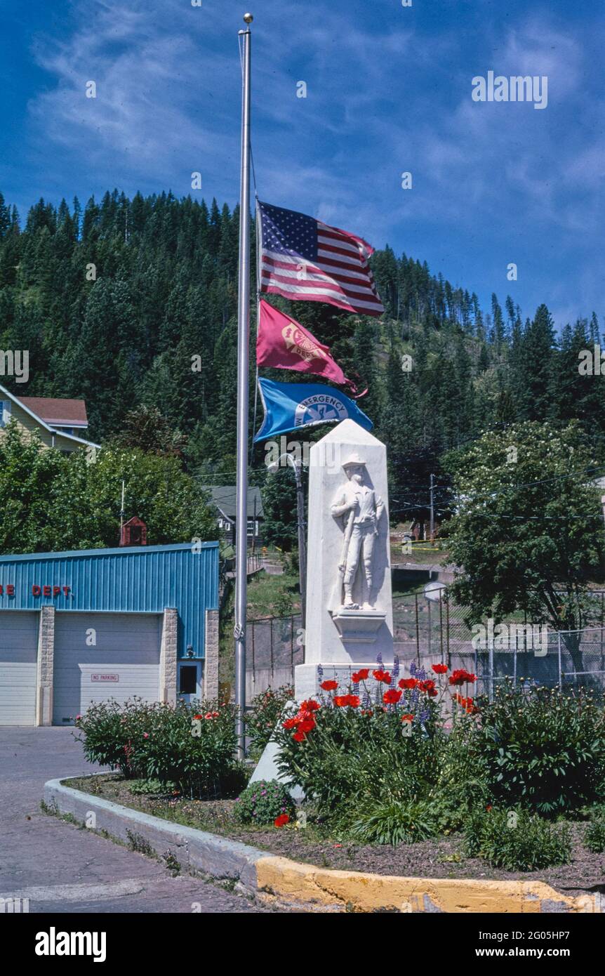 2000s United States - Captain John Mullan Monument, Mullan, Idaho 2004 ...