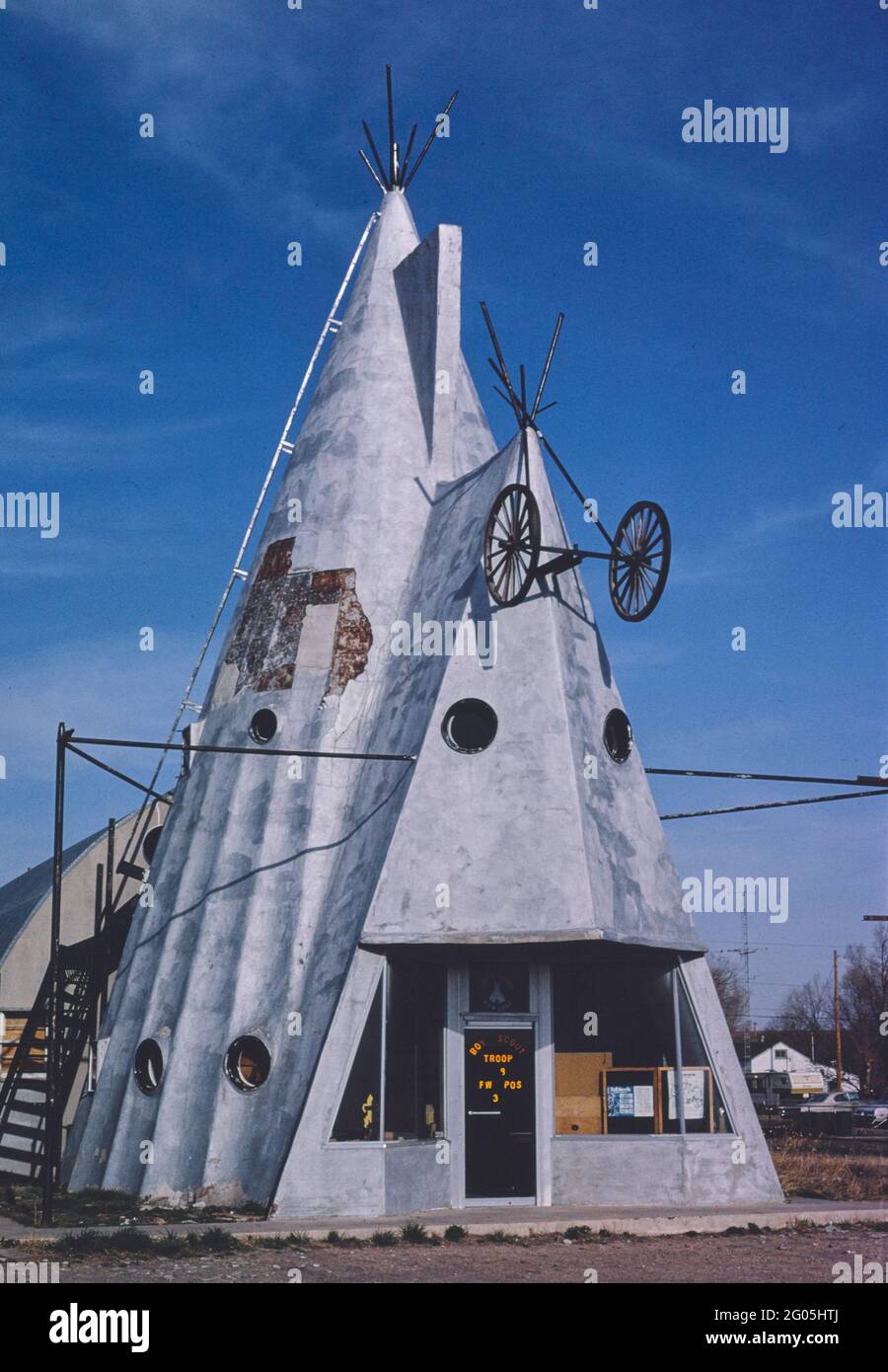 1980s United States - VFW-Boy Scout Building, Route 85, Cheyenne ...