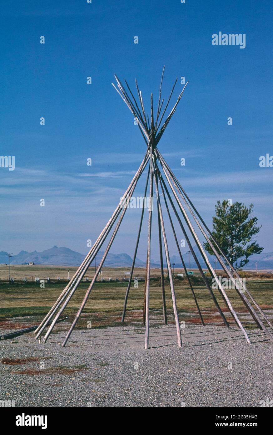1980s United States - Teepee structure, Museum of the Plains Indian ...