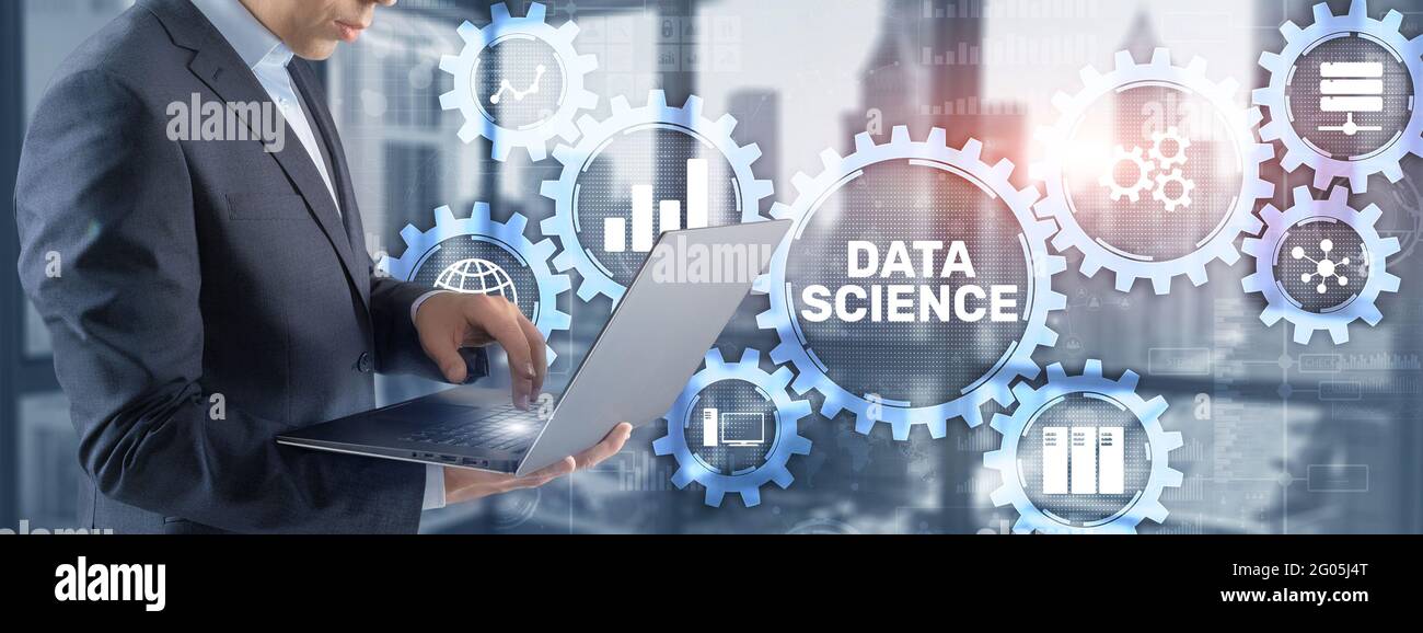 Data science business analytics internet technology concept Stock Photo ...