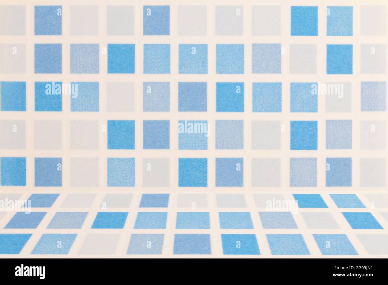 blue and white tile ceramic wall background Stock Photo - Alamy