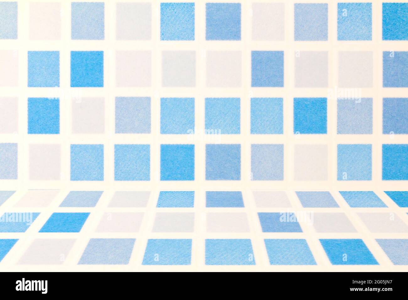 blue and white tile ceramic wall background Stock Photo - Alamy