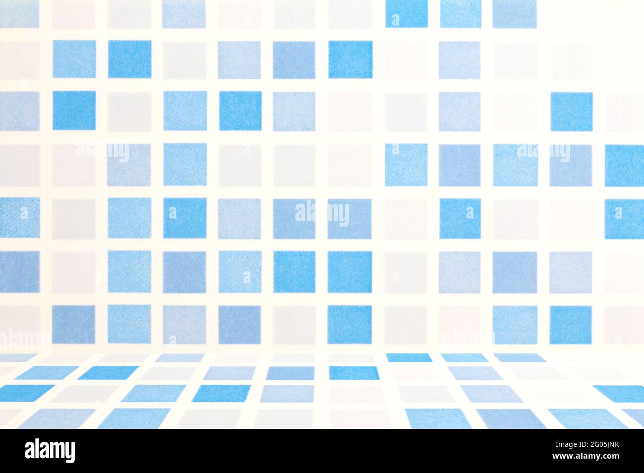 blue and white tile ceramic wall background Stock Photo - Alamy