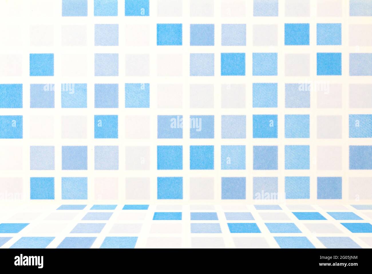 blue and white tile ceramic wall background Stock Photo - Alamy