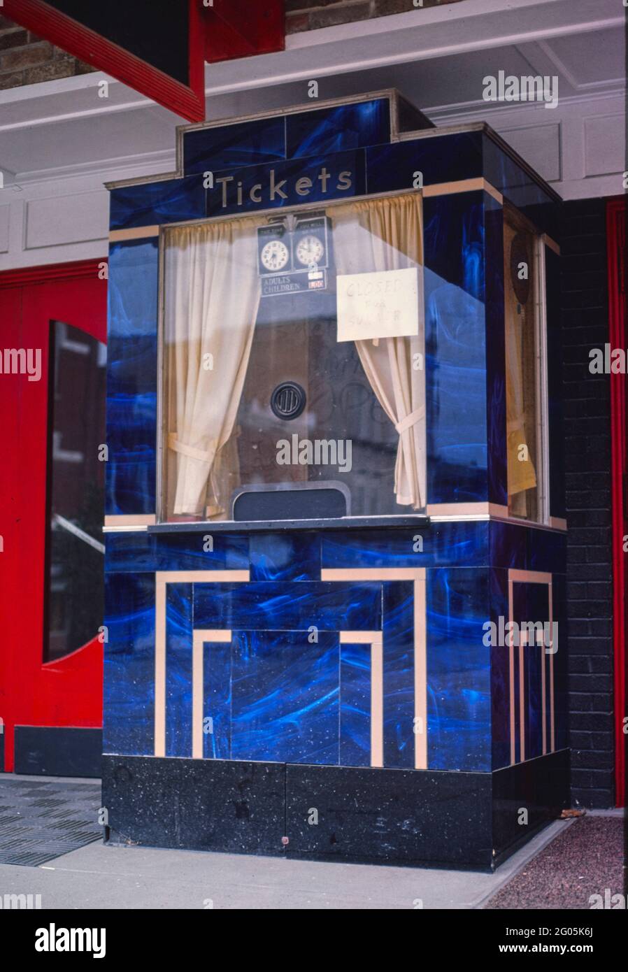 Vintage cinema ticket booth hi-res stock photography and images - Alamy