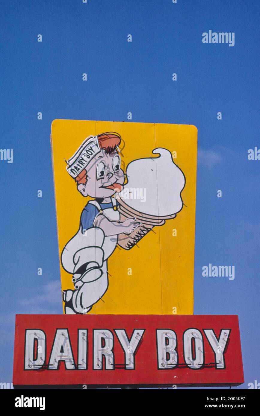 Dairy boy sign hi-res stock photography and images - Alamy