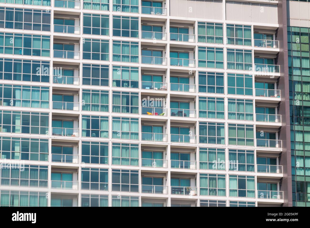 Contemporary condominiums pattern background Stock Photo - Alamy