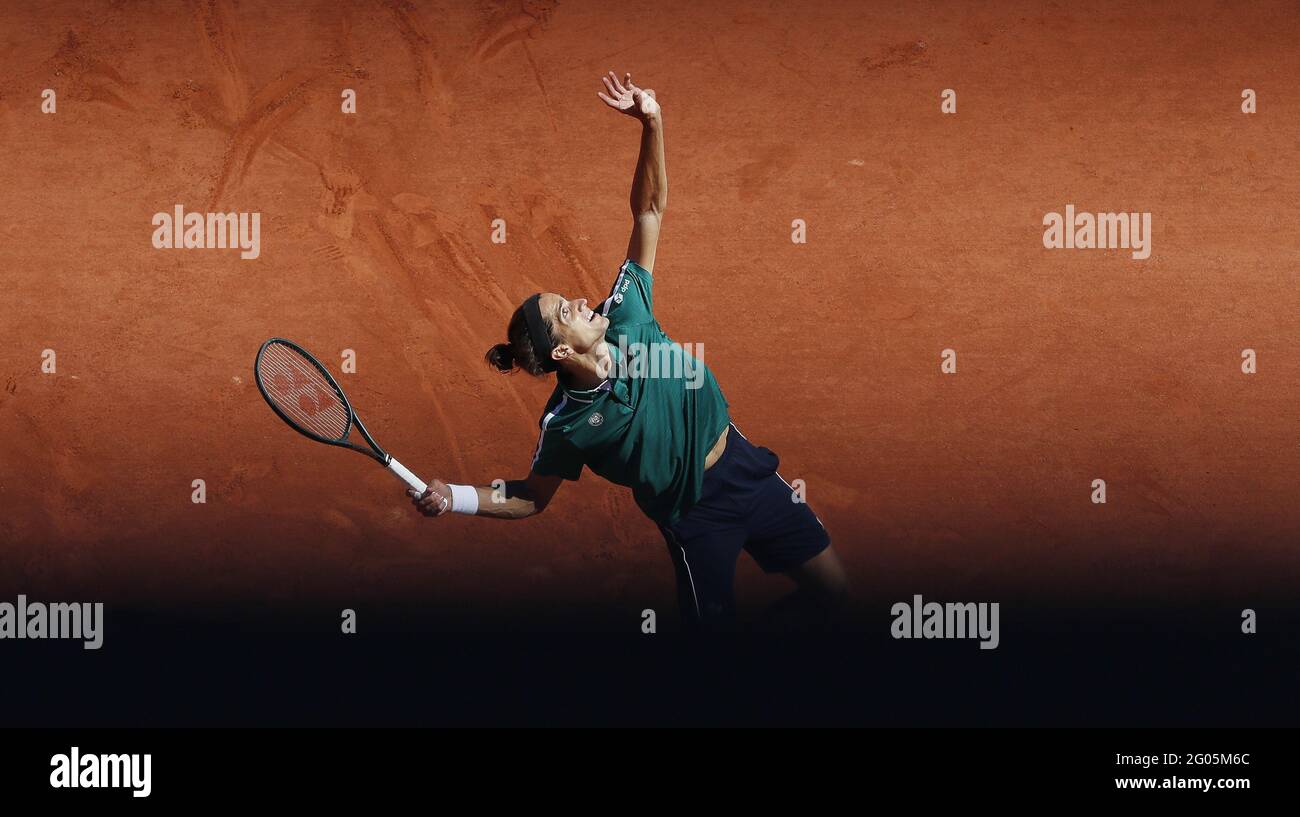 Pierre-Hugues Herbert of France during Roland-Garros 2021, Grand Slam ...