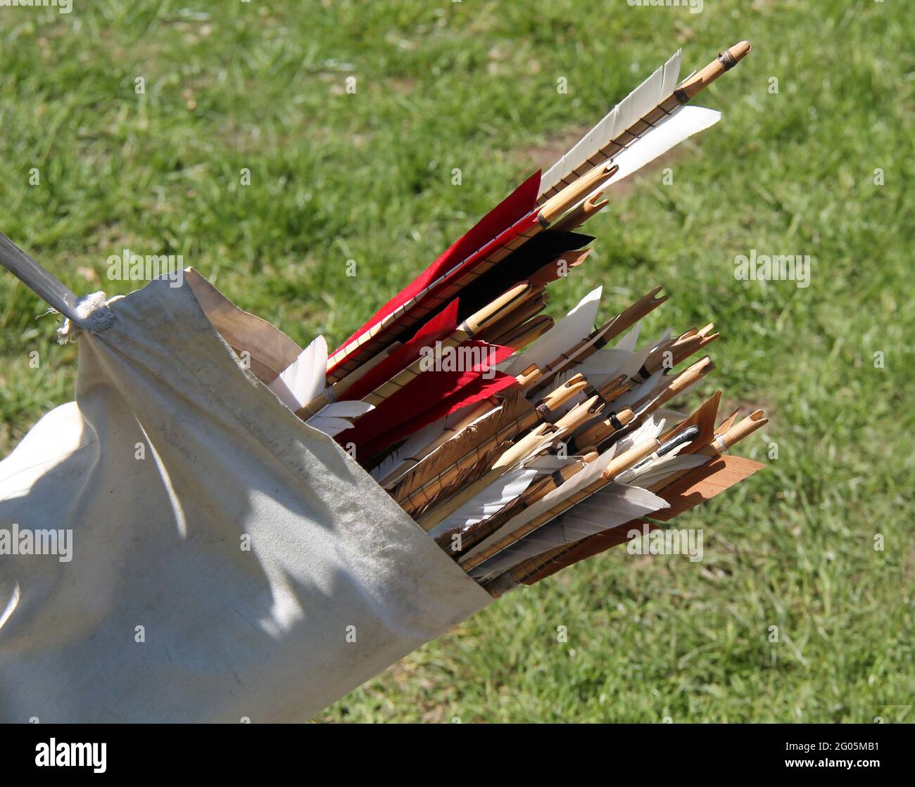 Material Cloth Holder for Archery Quiver Arrows Stock Photo - Alamy