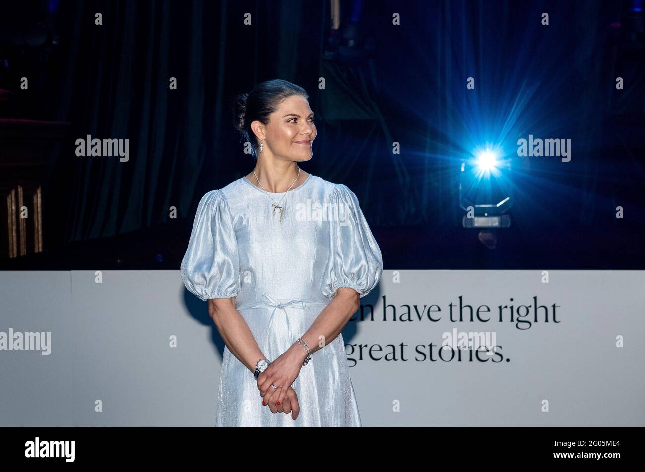 Crown Princess Victoria attends the Alma Award (the Astrid Lindgren ...