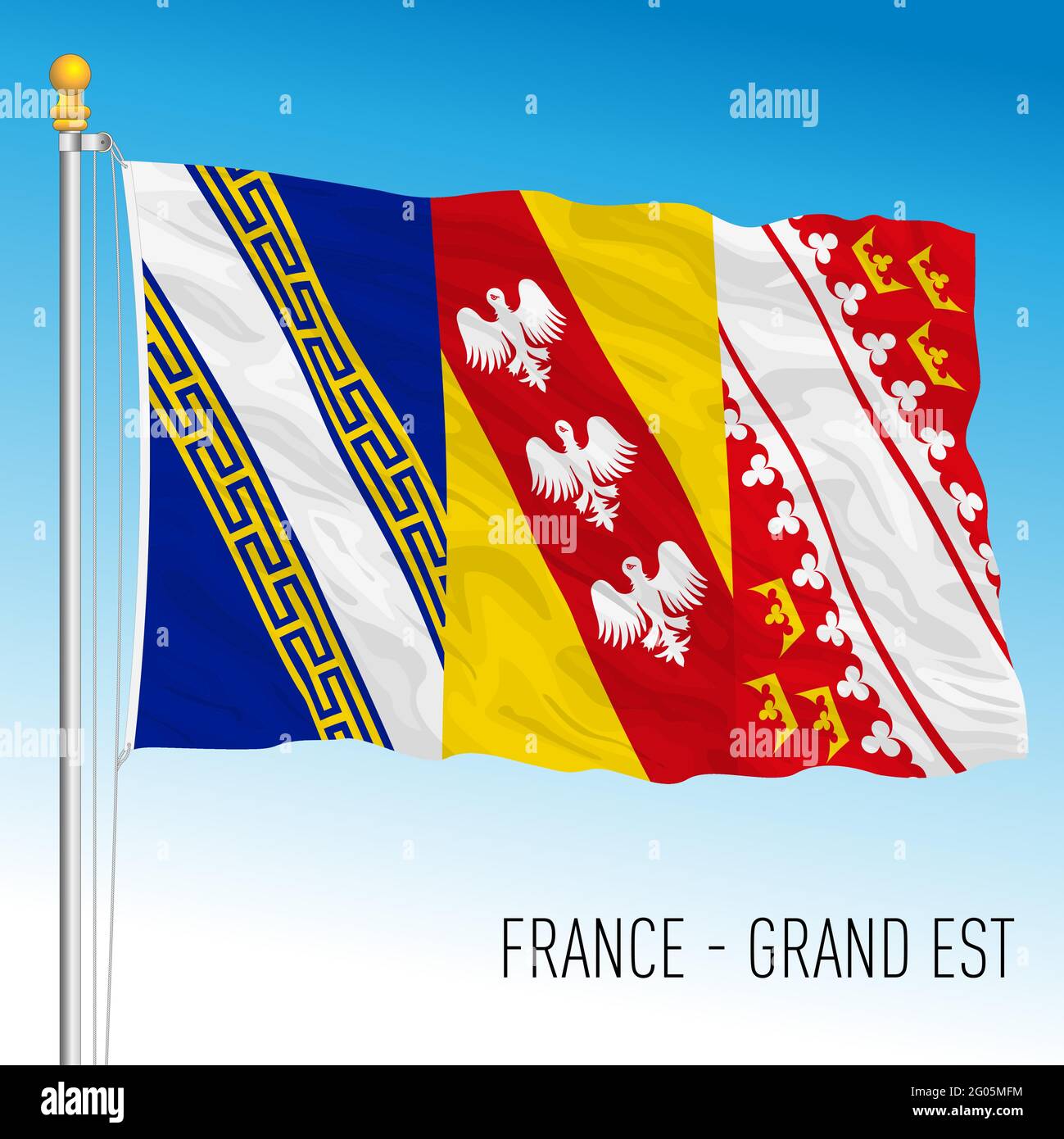 France grand est region Stock Vector Images - Alamy
