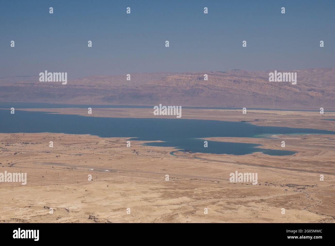 Desert landscape of Israel, Dead Sea, Jordan Stock Photo - Alamy