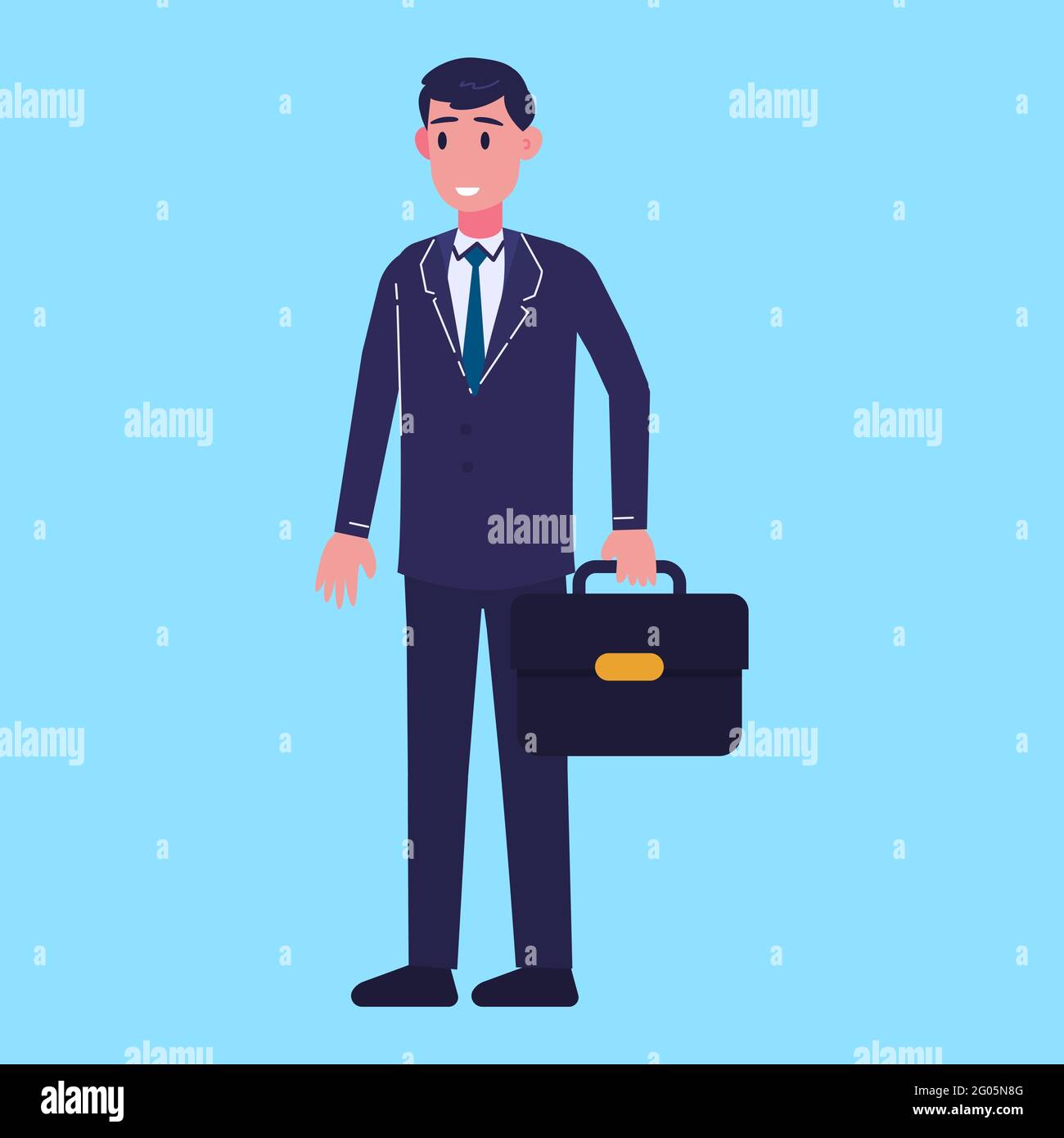 Businessman character cartoon illustration Stock Vector Image & Art - Alamy