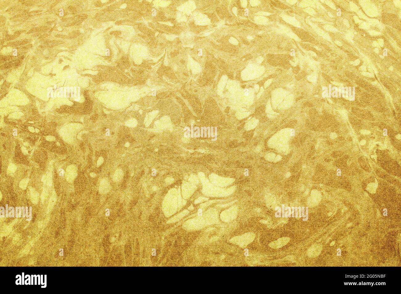 Japanese gold marble dyed paper texture background, natural ink mixing ...