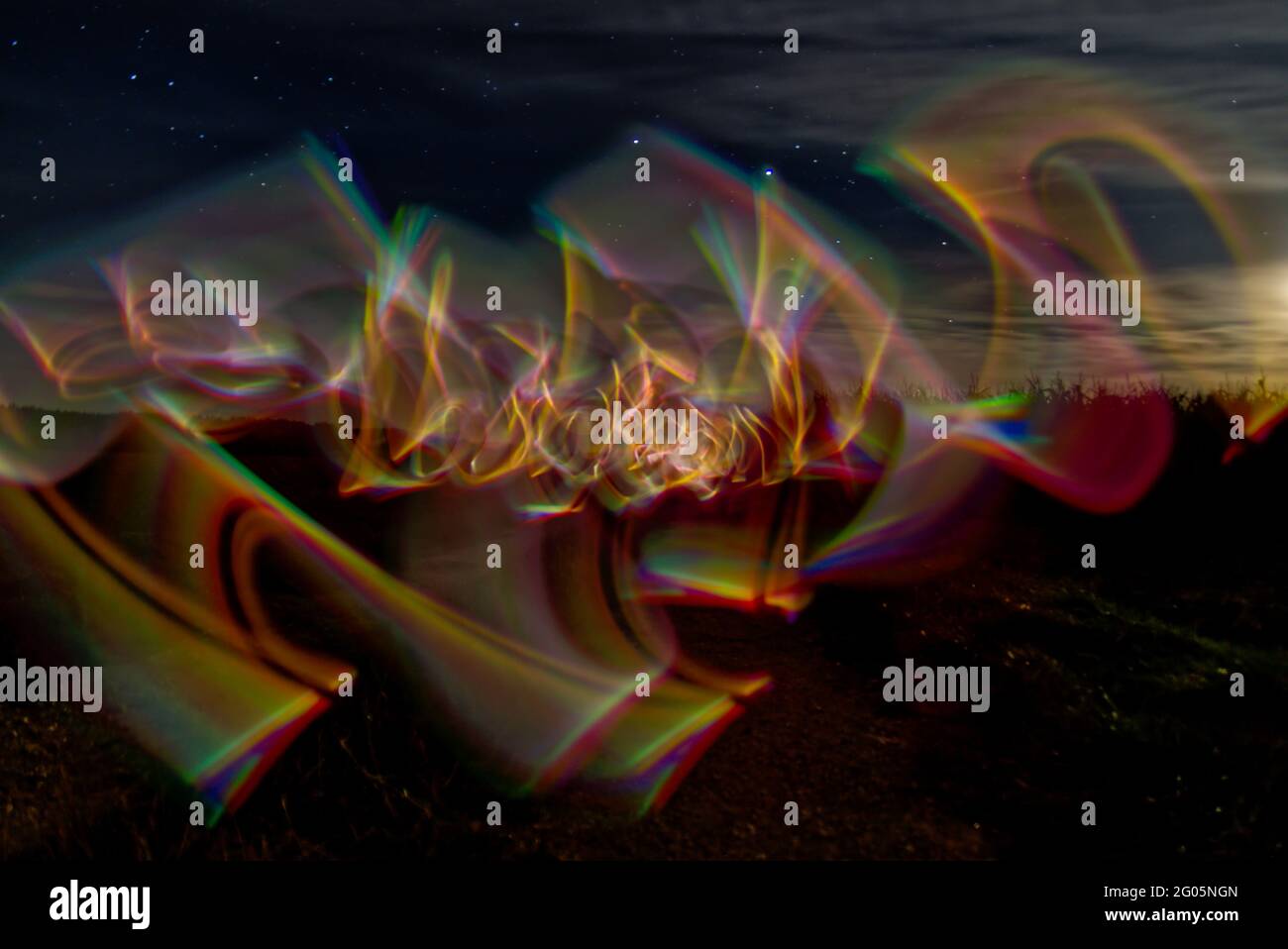 Colorful light drawing for wallpaper and background Stock Photo - Alamy