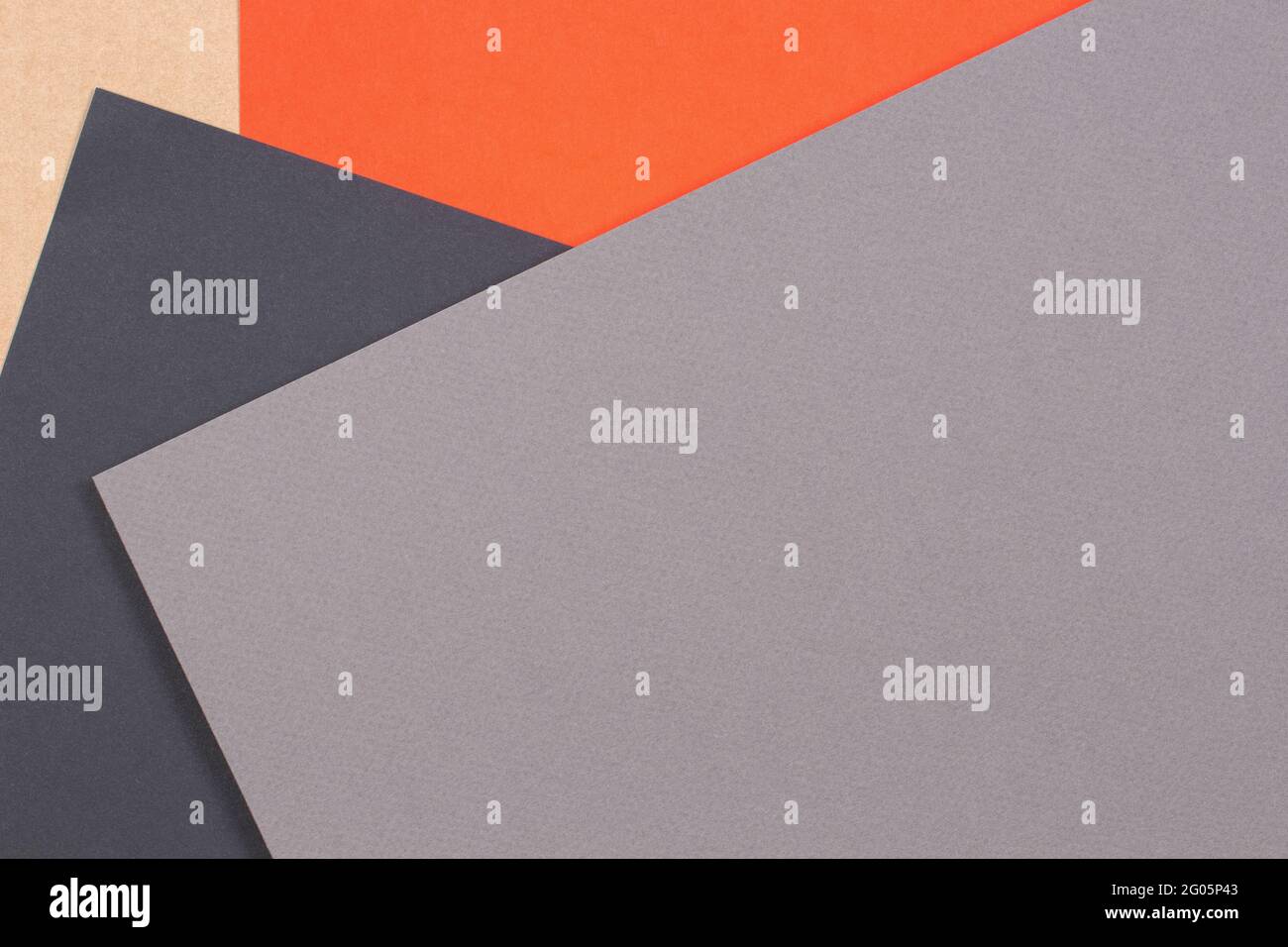 Creative abstract geometric brown craft paper and colored paper ...