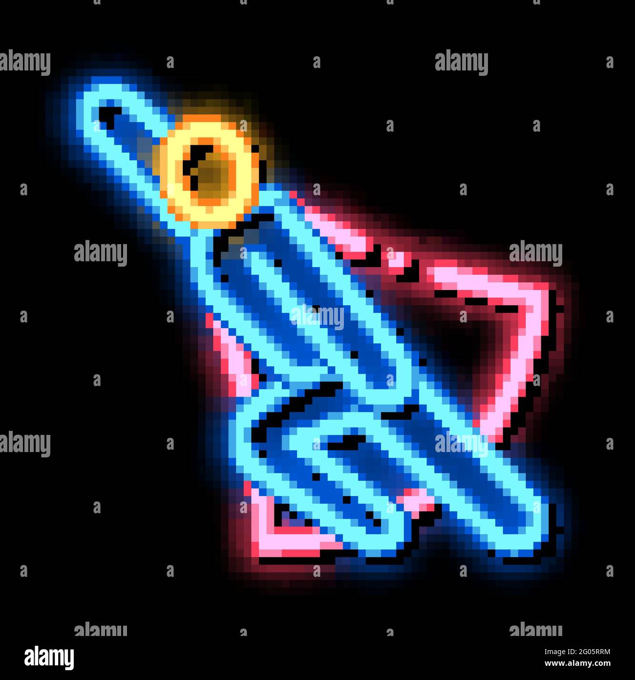 Super Hero Readiness neon glow icon illustration Stock Vector Image ...