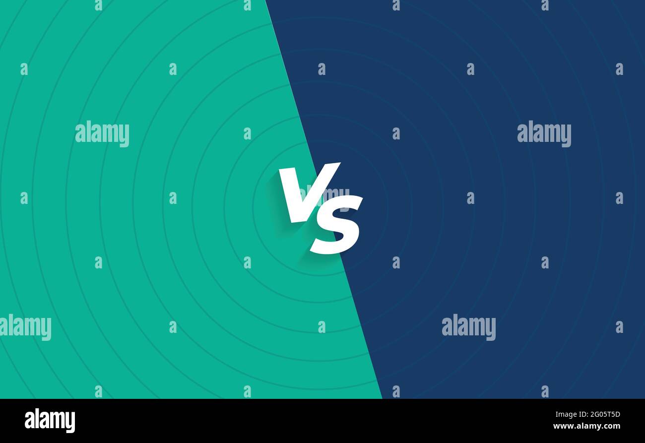 Versus background concept. VS letters for sports and games Stock Vector ...