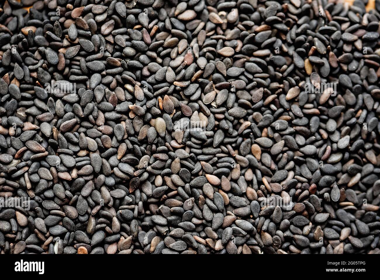 Black sesame seeds food health ingredient background pattern hi-res ...