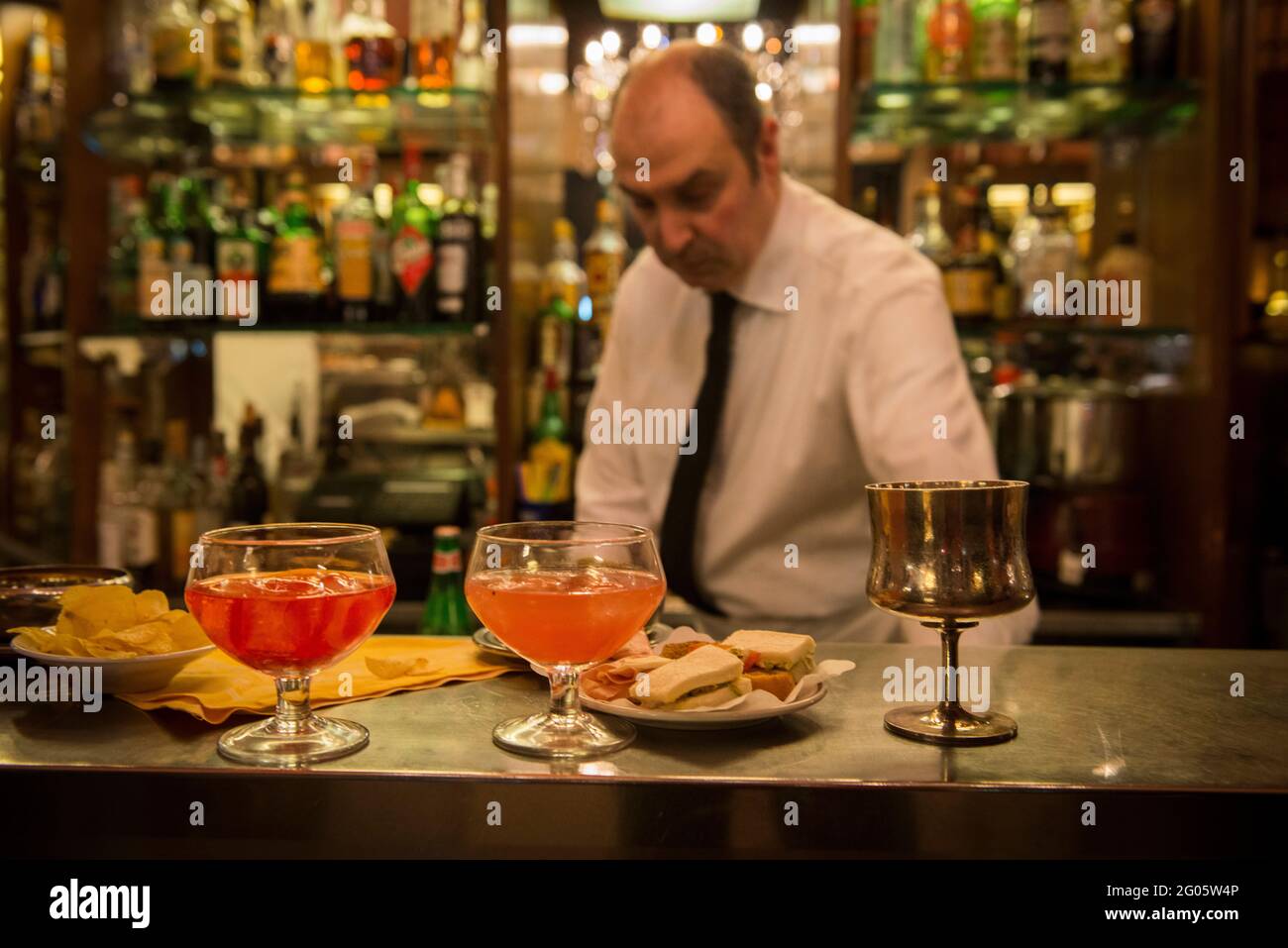 Bar Basso, Via Plinio 39, is one of the most historic cocktail bars in ...