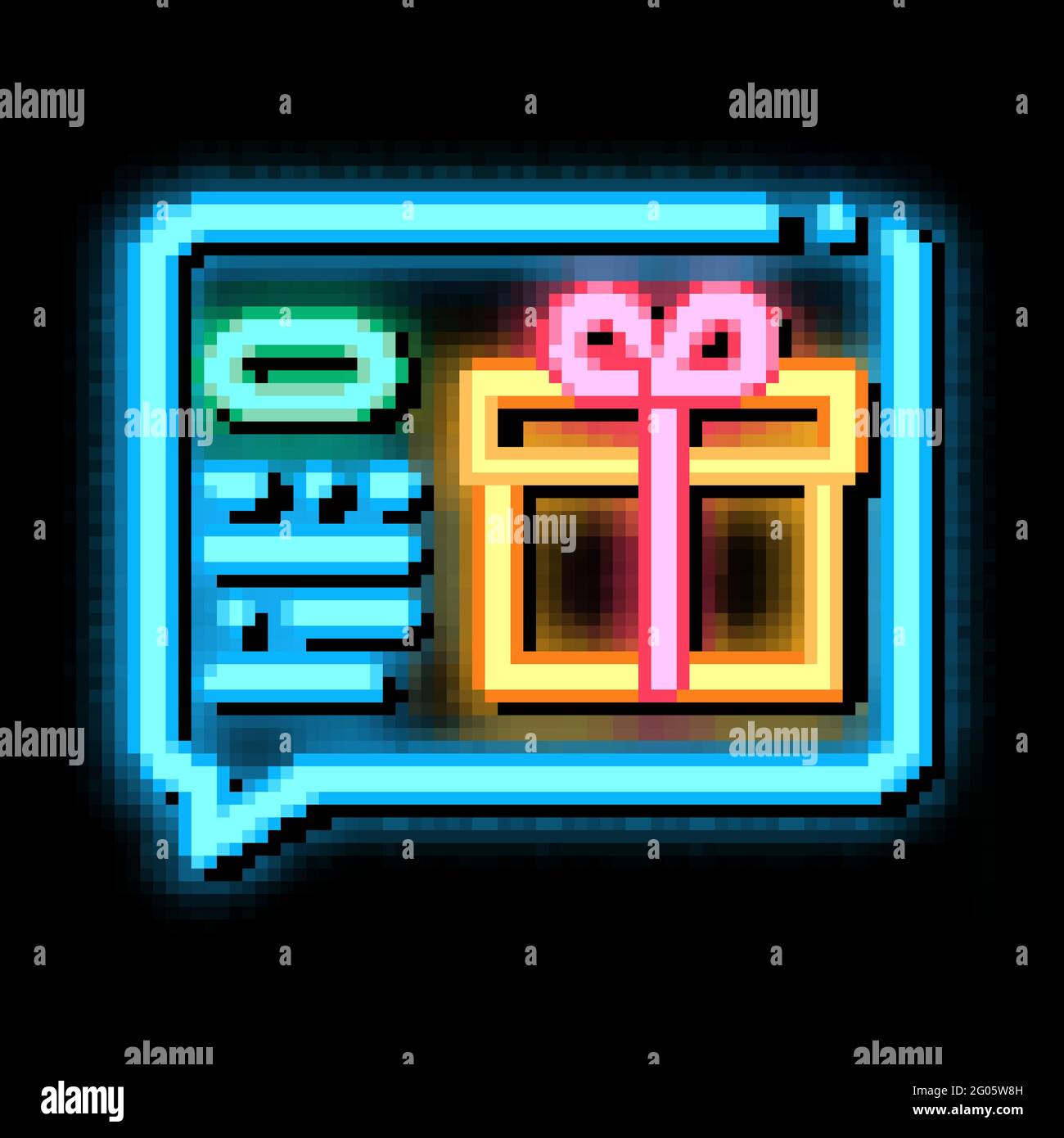 Accept gift Stock Vector Images - Alamy