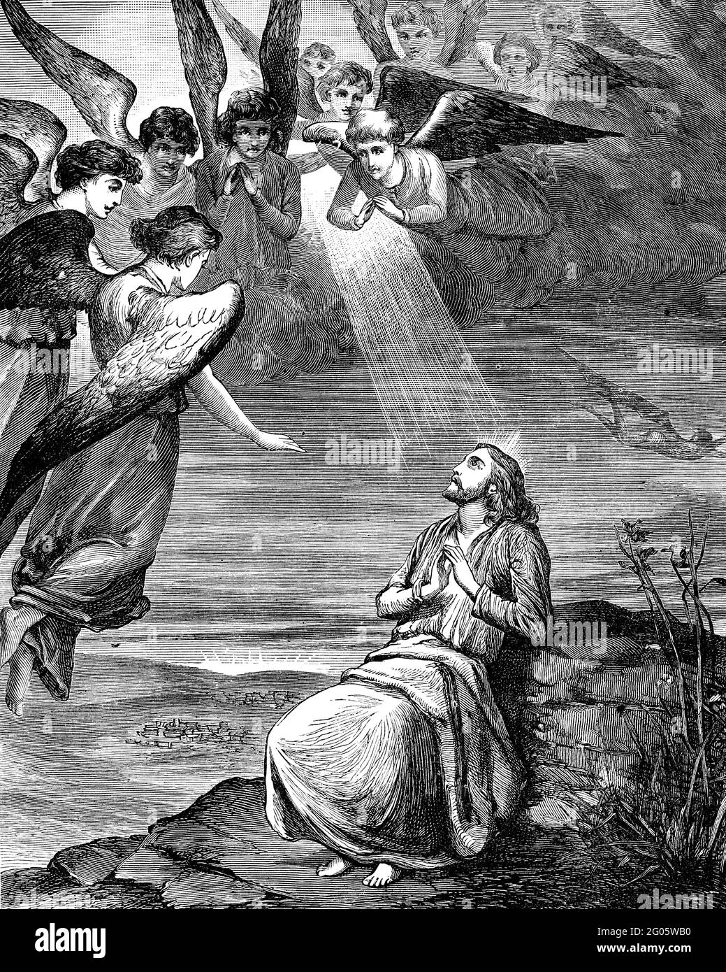 Jesus and temptation hi-res stock photography and images - Alamy