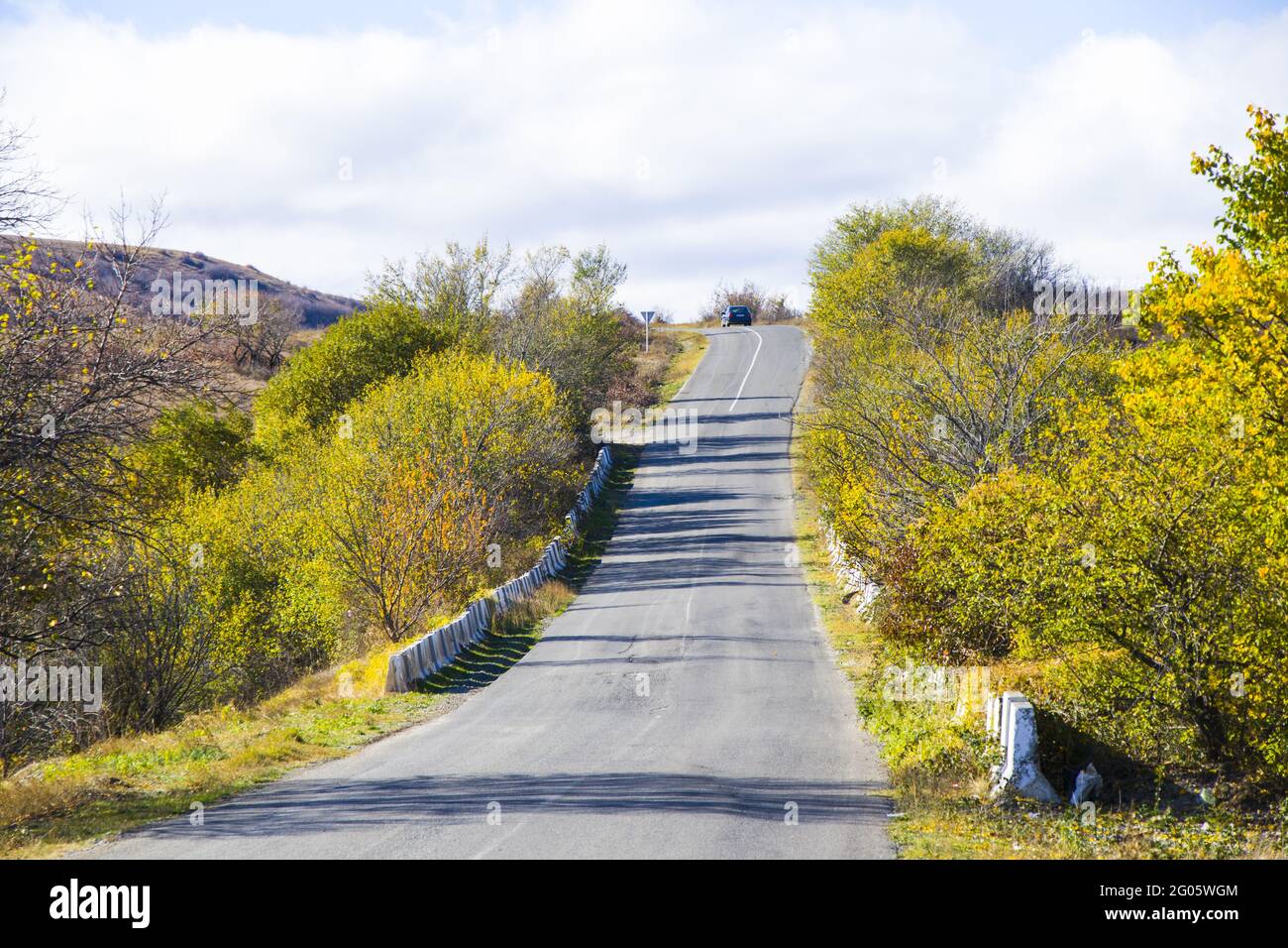 Empty highway and road in Georgia Stock Photo - Alamy