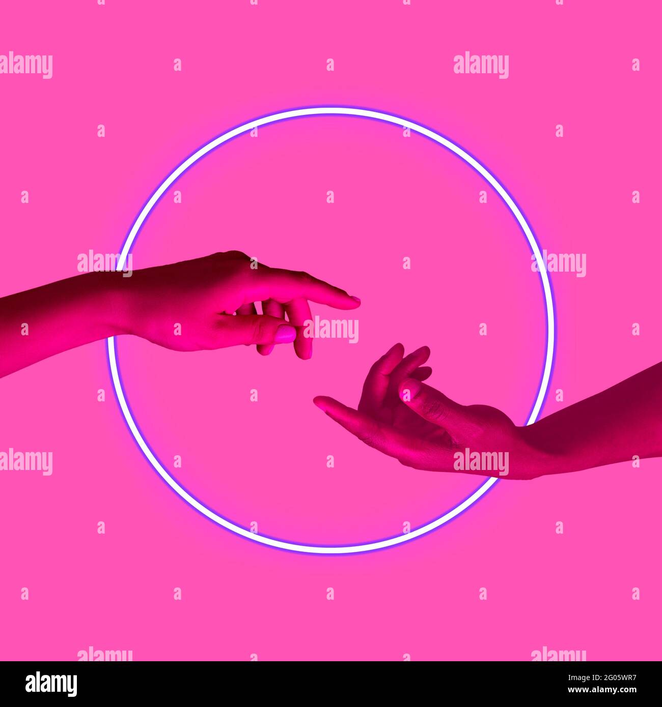 Hands aesthetic on bright background, artwork. Concept of human ...