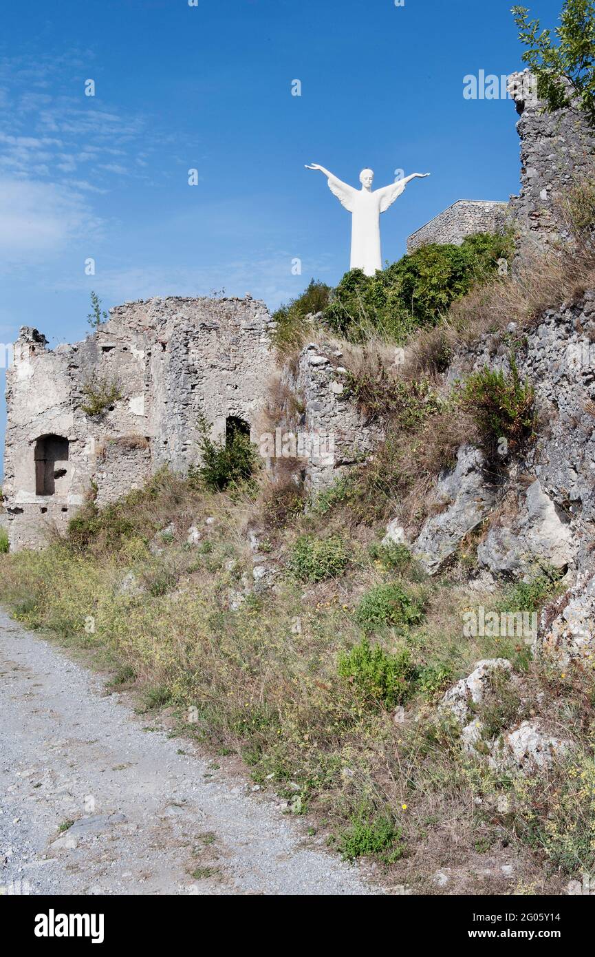 Statua del Cristo Redentore, Christ the Redeemer statue, Mount San ...