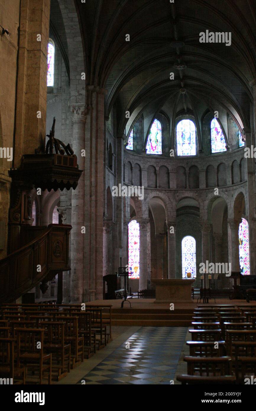 our lady church in beaugency in France Stock Photo - Alamy