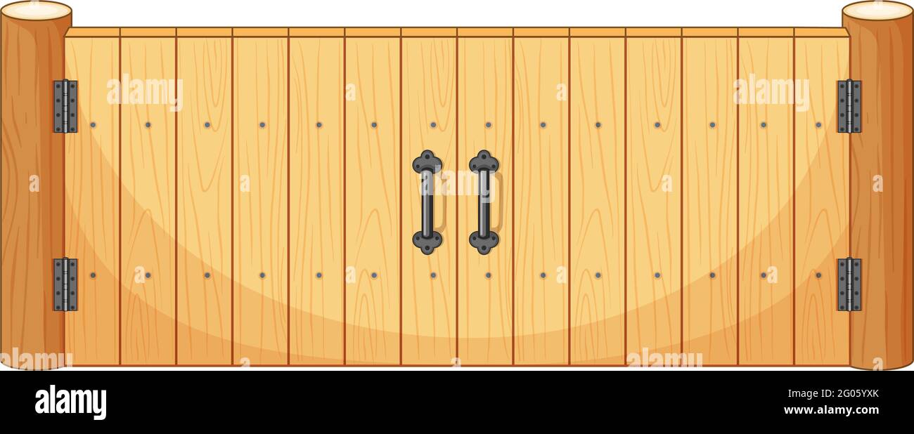Wooden Gate Clipart