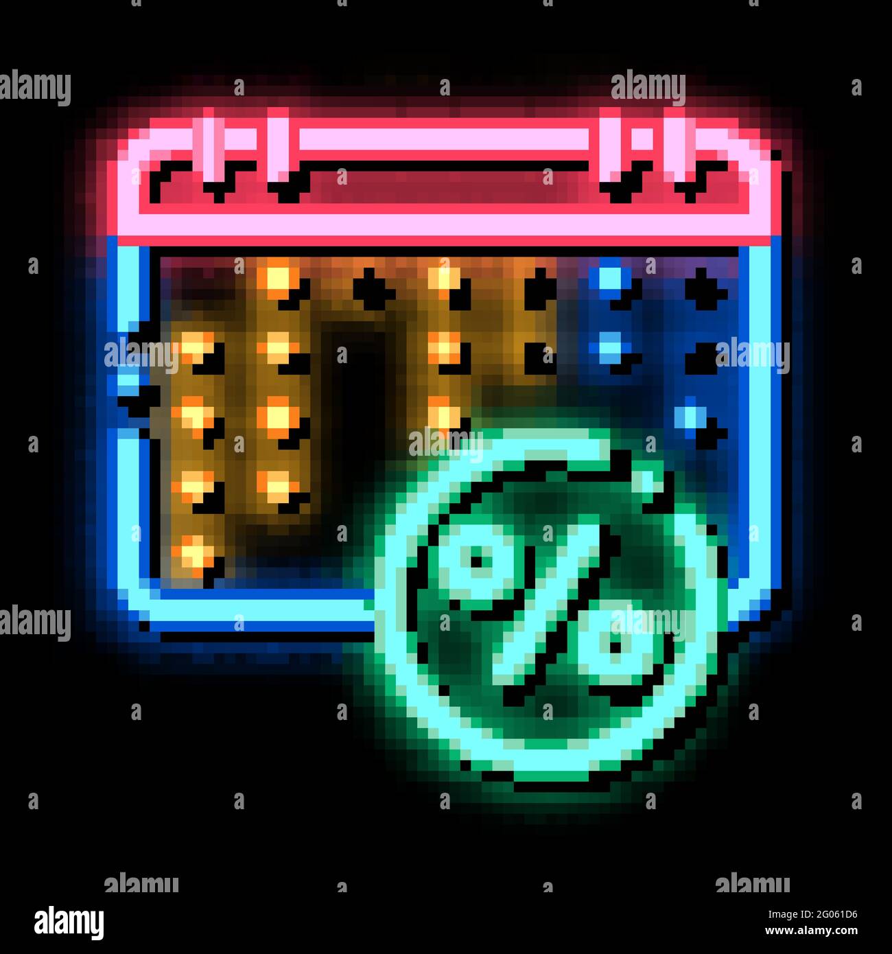 Salary glowing neon sign Stock Vector Images - Alamy