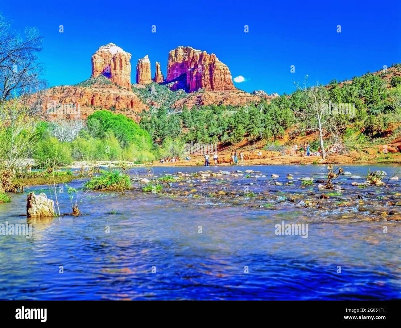 Red Rock Crossing in Sedona, Arizona Stock Photo - Alamy