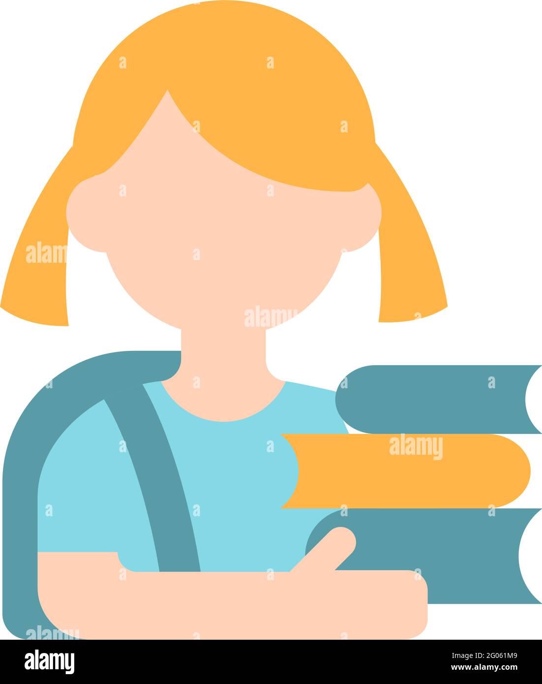 Schoolgirl vector flat color icon Stock Vector Image & Art - Alamy Schoolgirl vector flat color icon Stock Vector Image & Art - Alamy