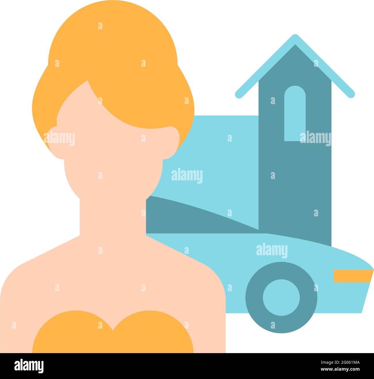 Upper class woman Stock Vector Images - Alamy