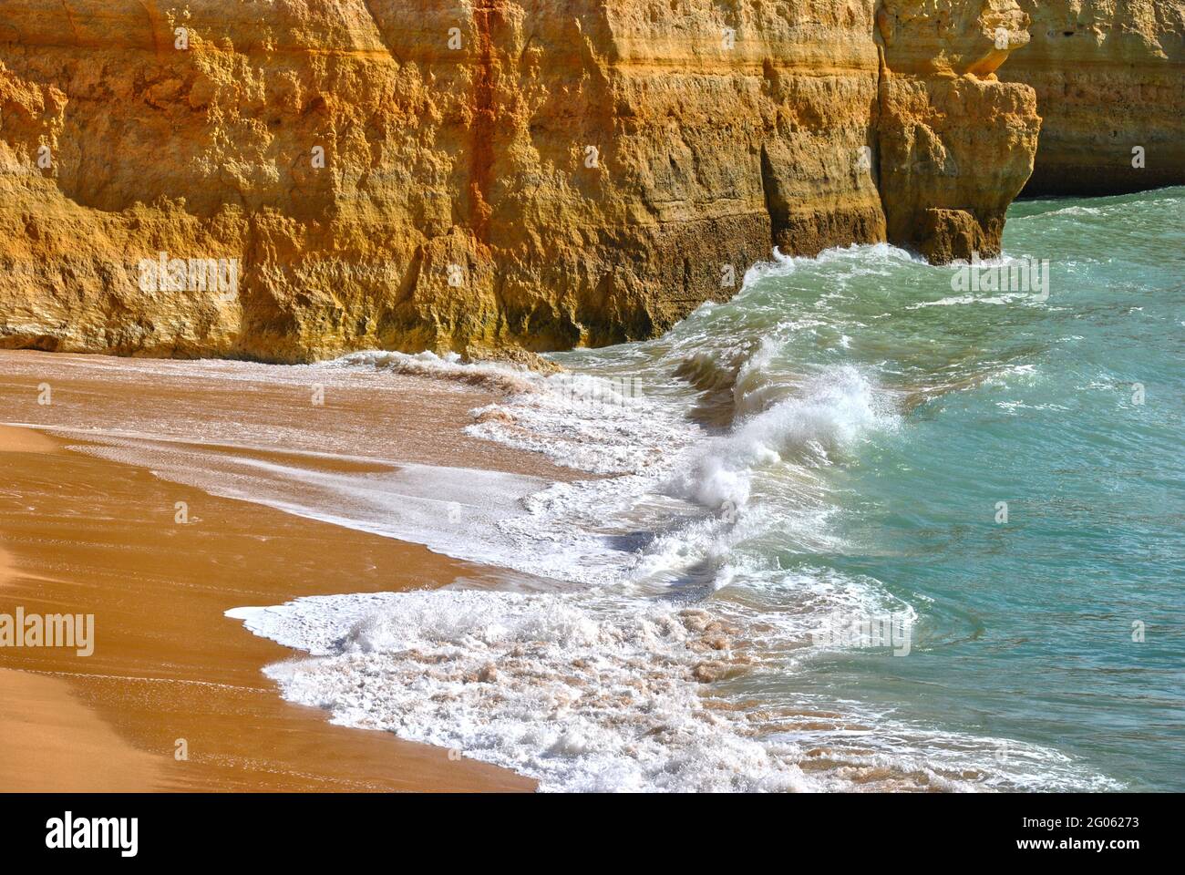 Benagil beach on the Algarve coast in Portugal Stock Photo - Alamy