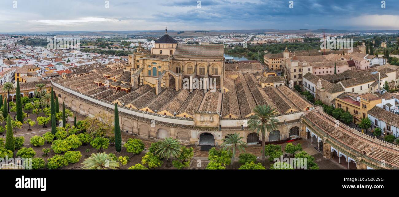 Mosque cathedral of córdoba aerial hi-res stock photography and images ...