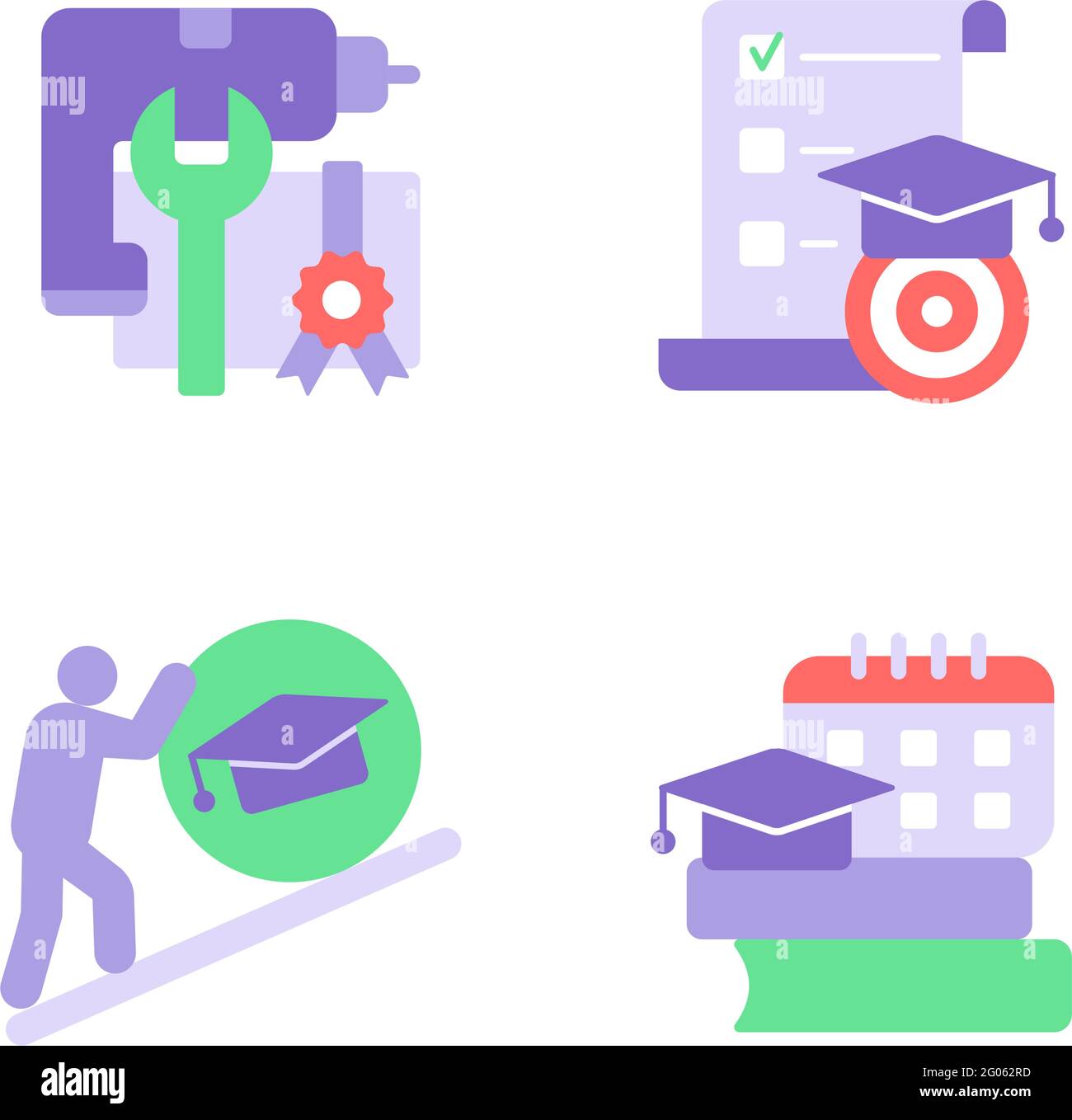 Education vector flat color icon set Stock Vector Image & Art - Alamy Education vector flat color icon set Stock Vector Image & Art - Alamy