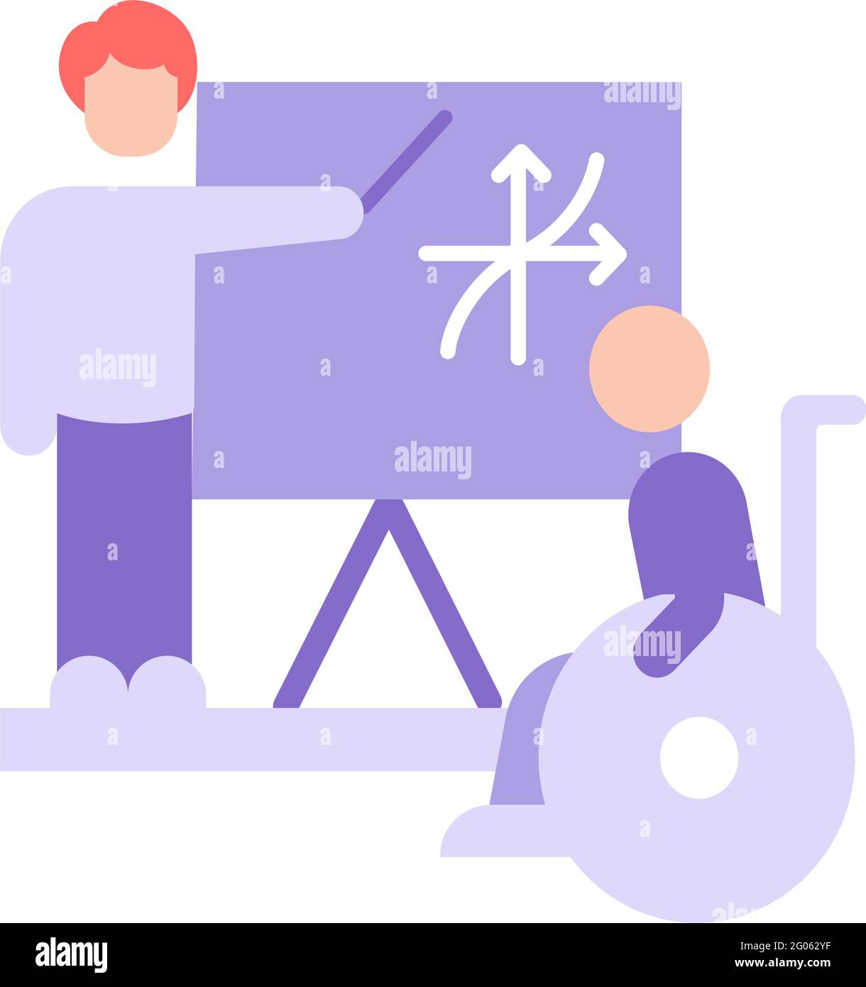 Disabled school class Stock Vector Images - Alamy