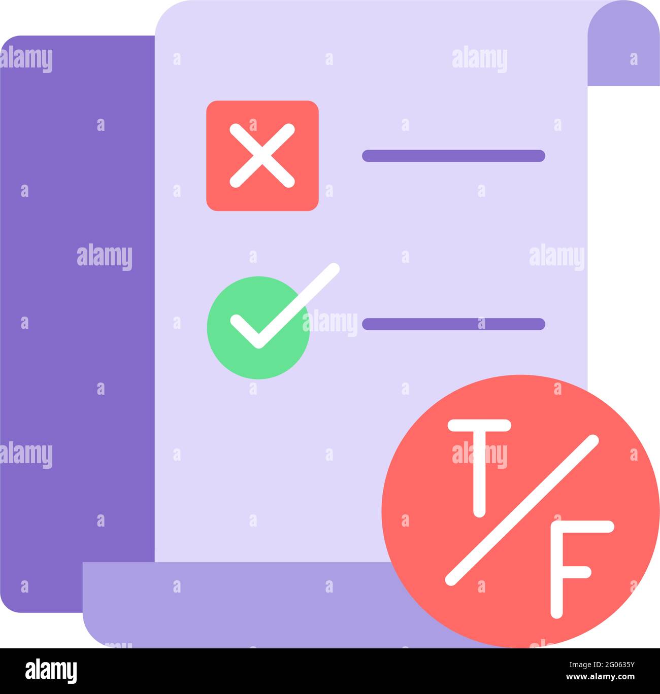 Exam paper and fail Stock Vector Images - Alamy