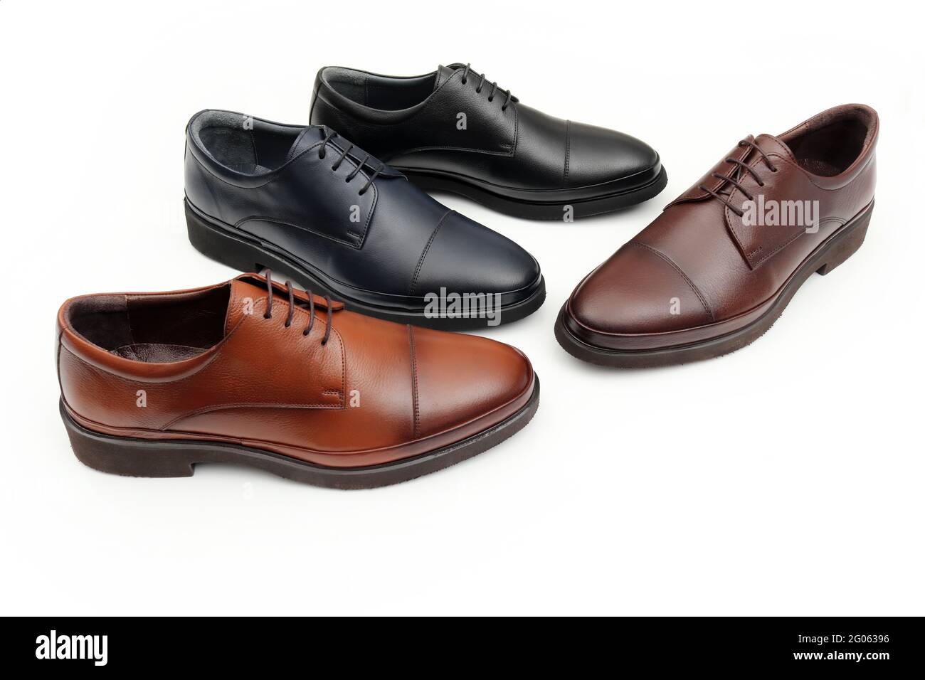 Classic, modern, leather men's shoes Stock Photo - Alamy