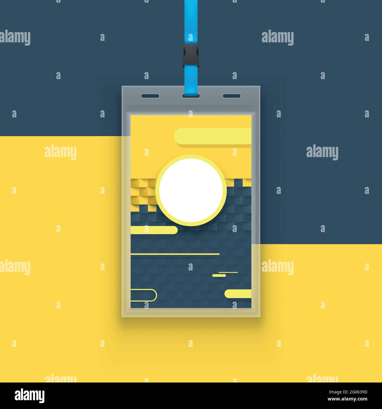 Modern plastic id card Stock Vector Images - Alamy